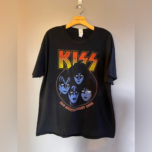 Kiss | Shirts | Mens Band Tees X Kiss Vintage Kiss Th Anniversary Tour ...